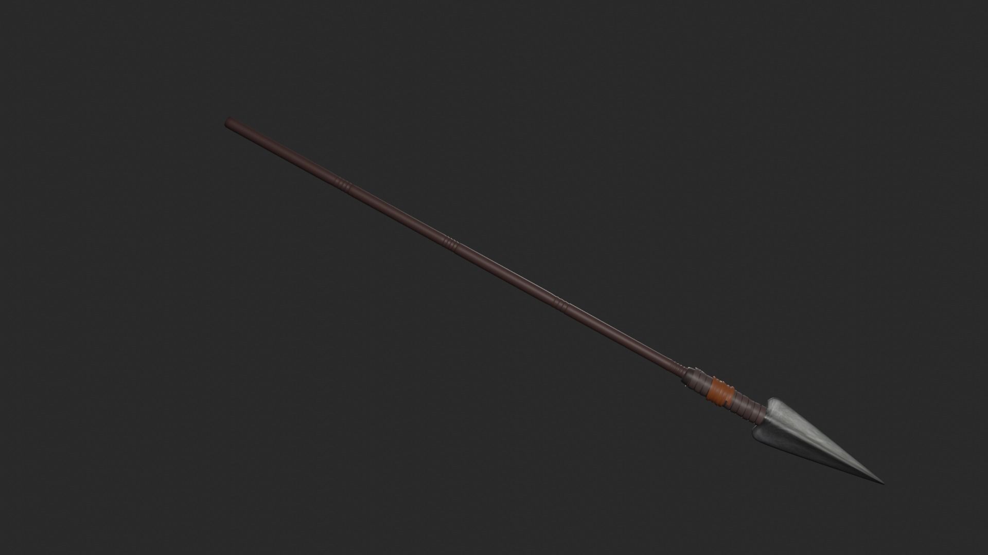 Spear Tarzan jungle spear free 3D model | CGTrader