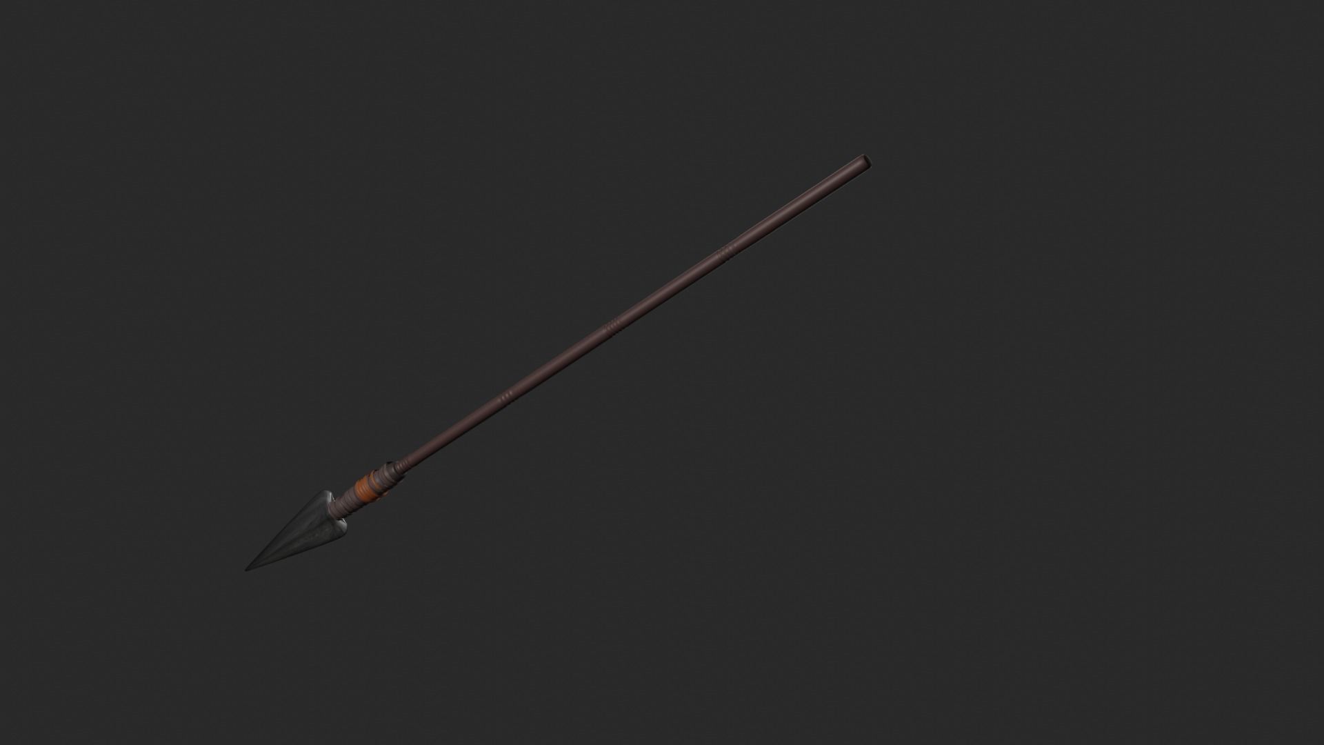 Spear Tarzan jungle spear free 3D model | CGTrader