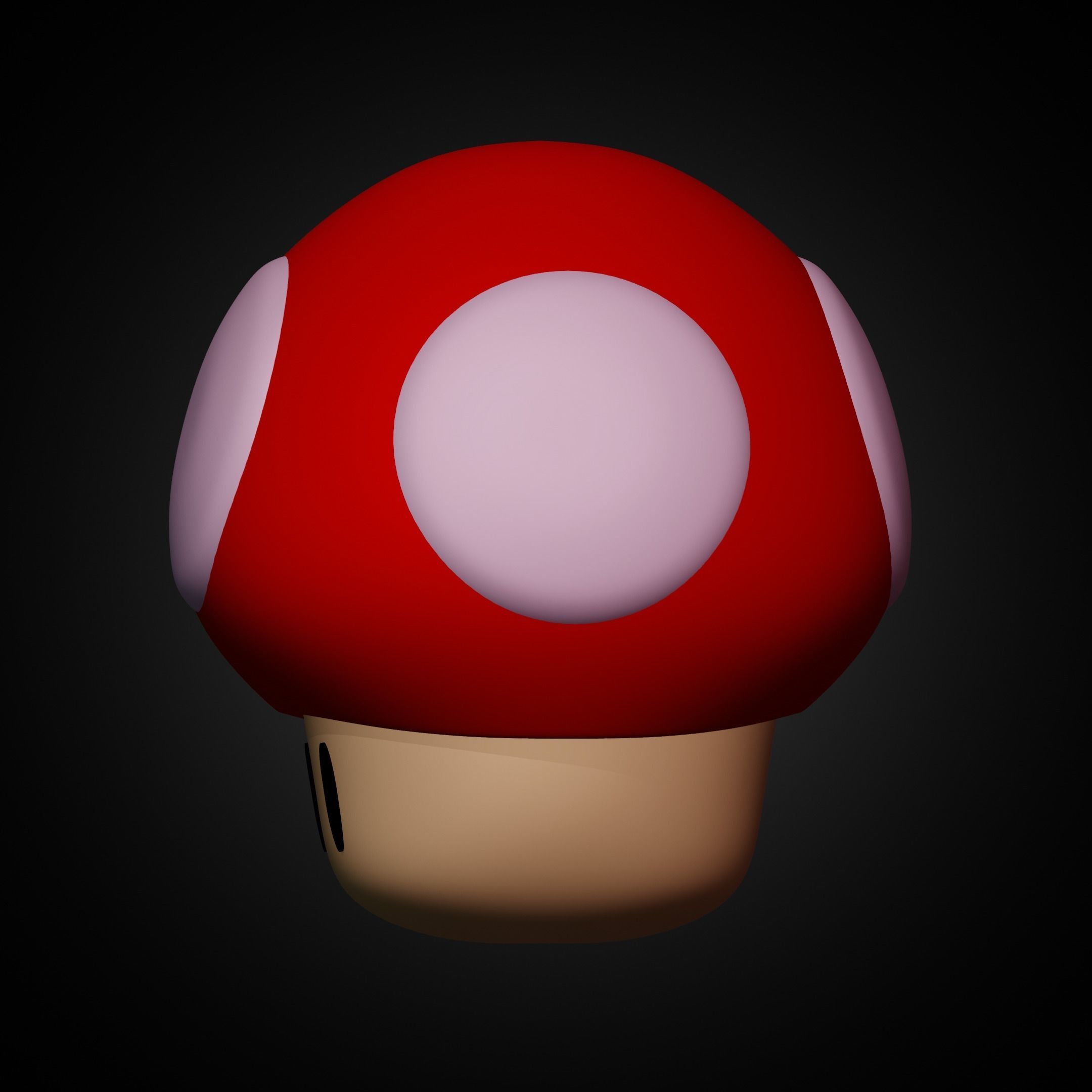 Super Mario Bros Movie Magic Mushroom 3D model 3D printable | CGTrader
