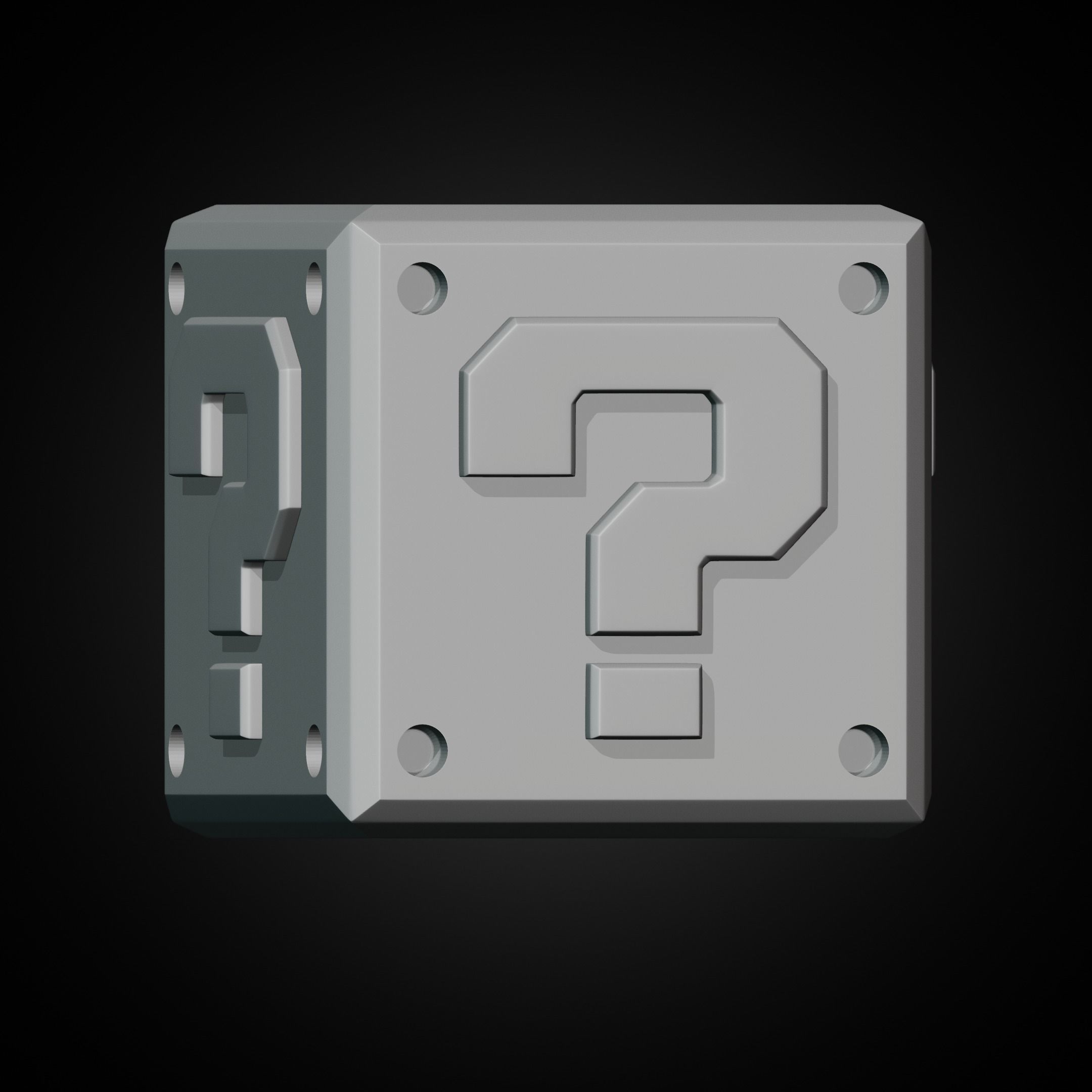 Super Mario Bros Movie Question Block 3D model 3D printable | CGTrader