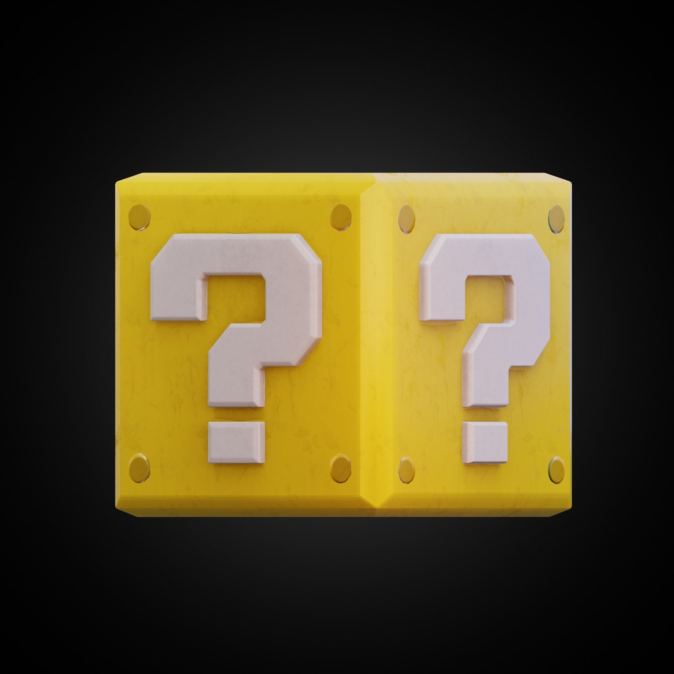 Super Mario Bros Movie Question Block 3D model 3D printable | CGTrader