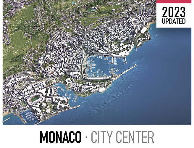 3D model Monaco VR / AR / low-poly | CGTrader