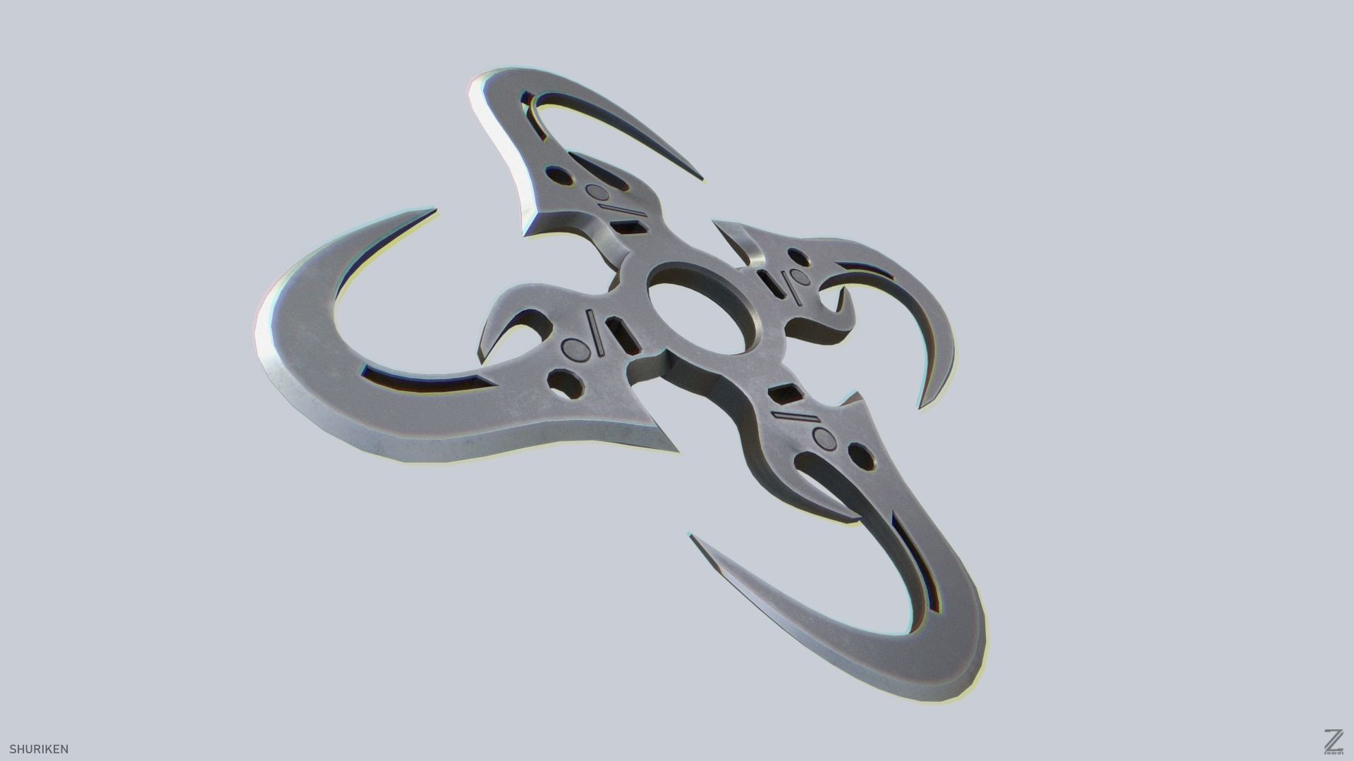 3D model Shuriken VR / AR / low-poly | CGTrader