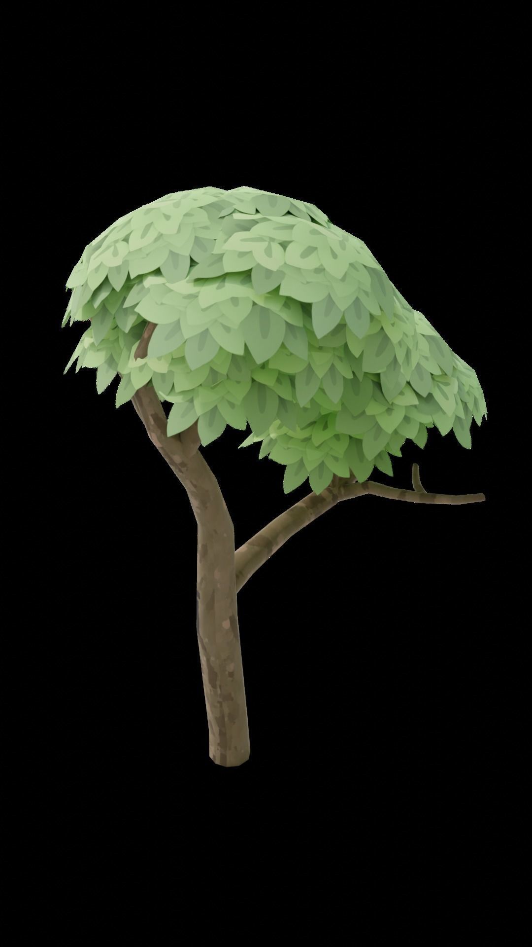 3D model 10 Stylized low poly trees VR / AR / low-poly | CGTrader