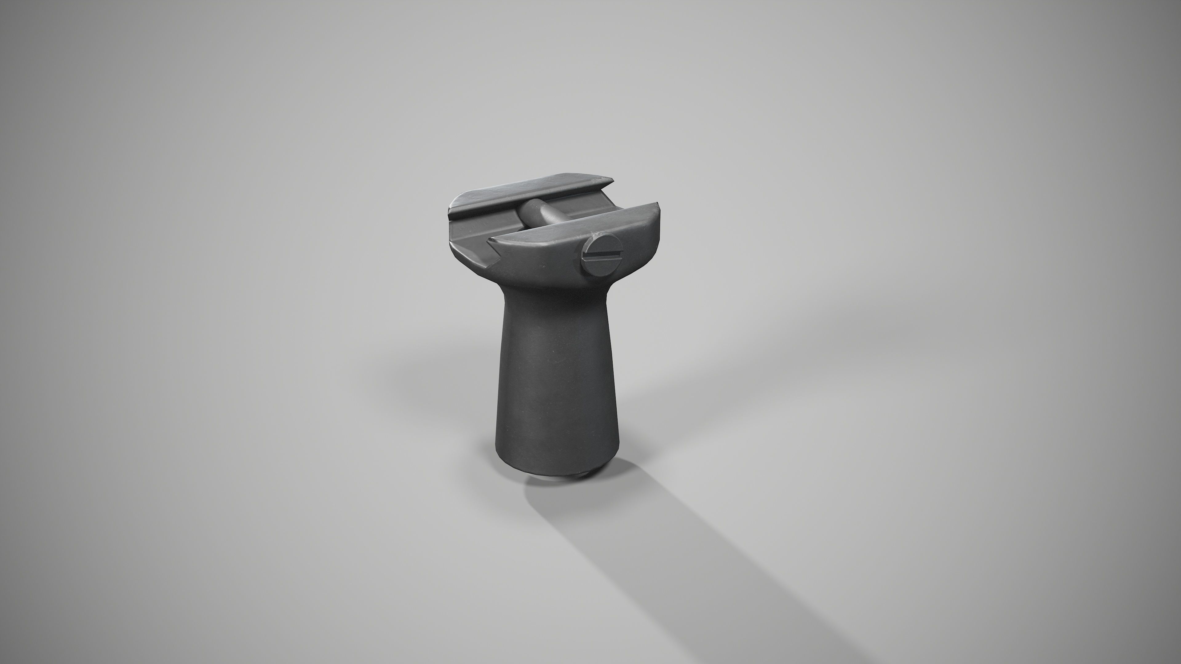 Knight arms foregrip frontgip low poly 3d model free VR / AR / low-poly ...