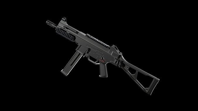 3D model HK UMP 45 ACP SMG VR / AR / low-poly | CGTrader