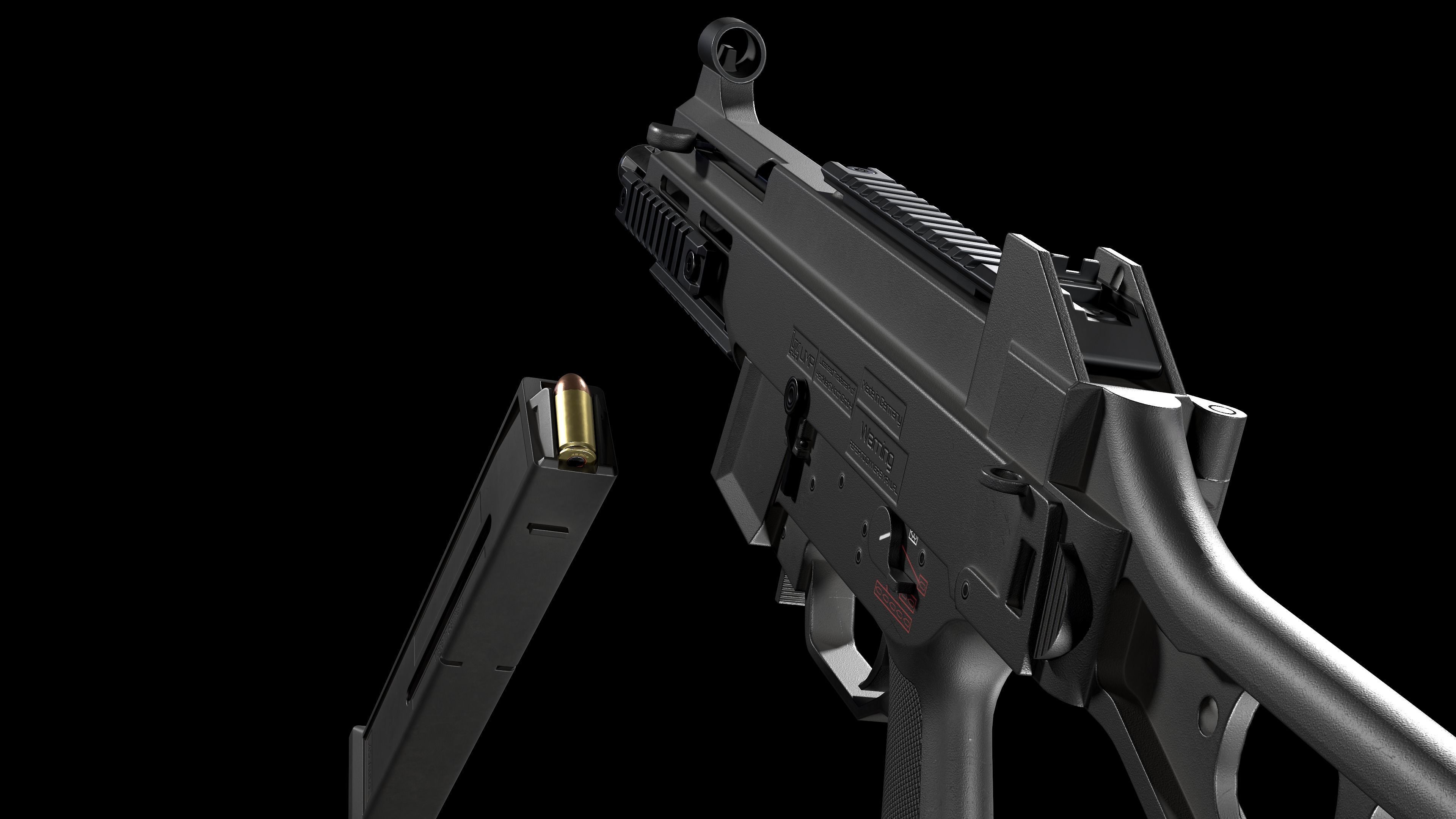 3D model HK UMP 45 ACP SMG VR / AR / low-poly | CGTrader