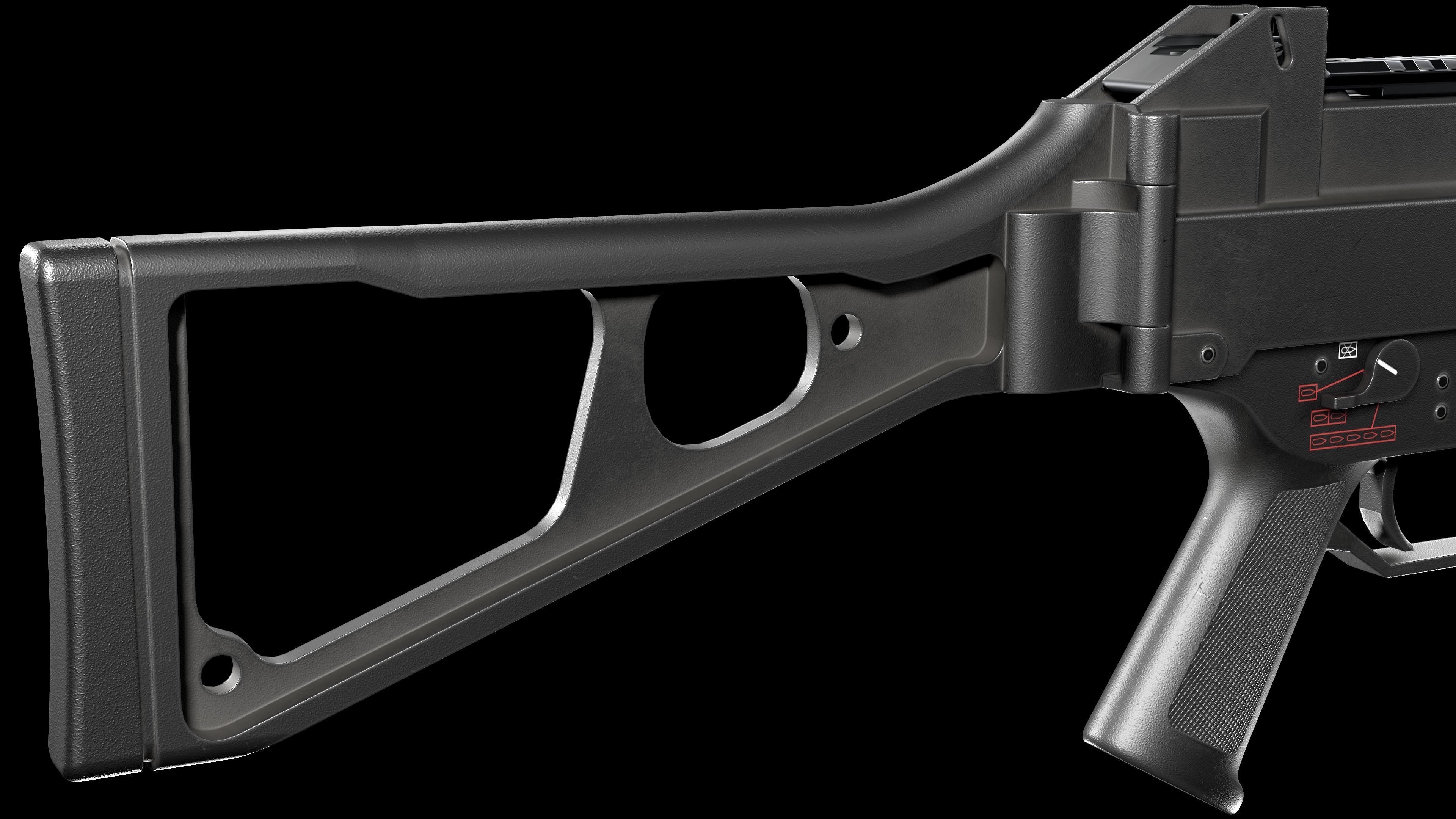 3D model HK UMP 45 ACP SMG VR / AR / low-poly | CGTrader