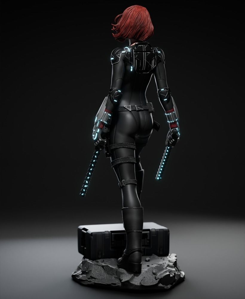 Black Widow 3D Print 3D model 3D printable | CGTrader