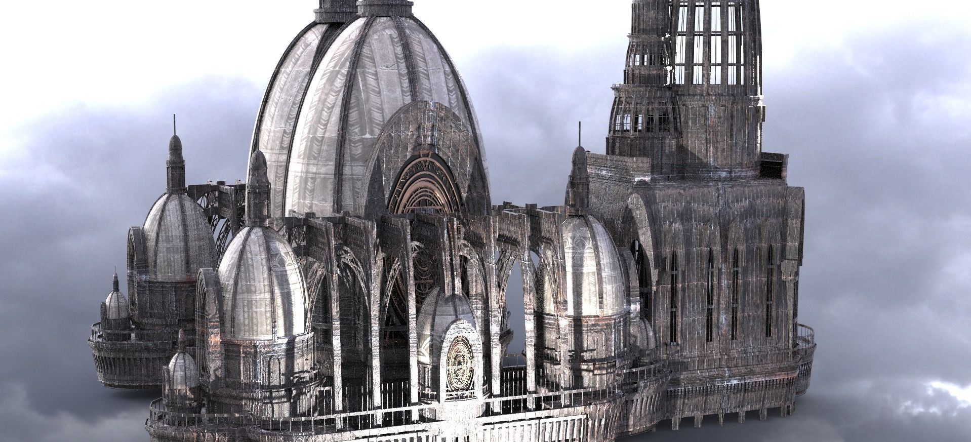 Dragon cathedral Dragon lineage Halls 3D model | CGTrader