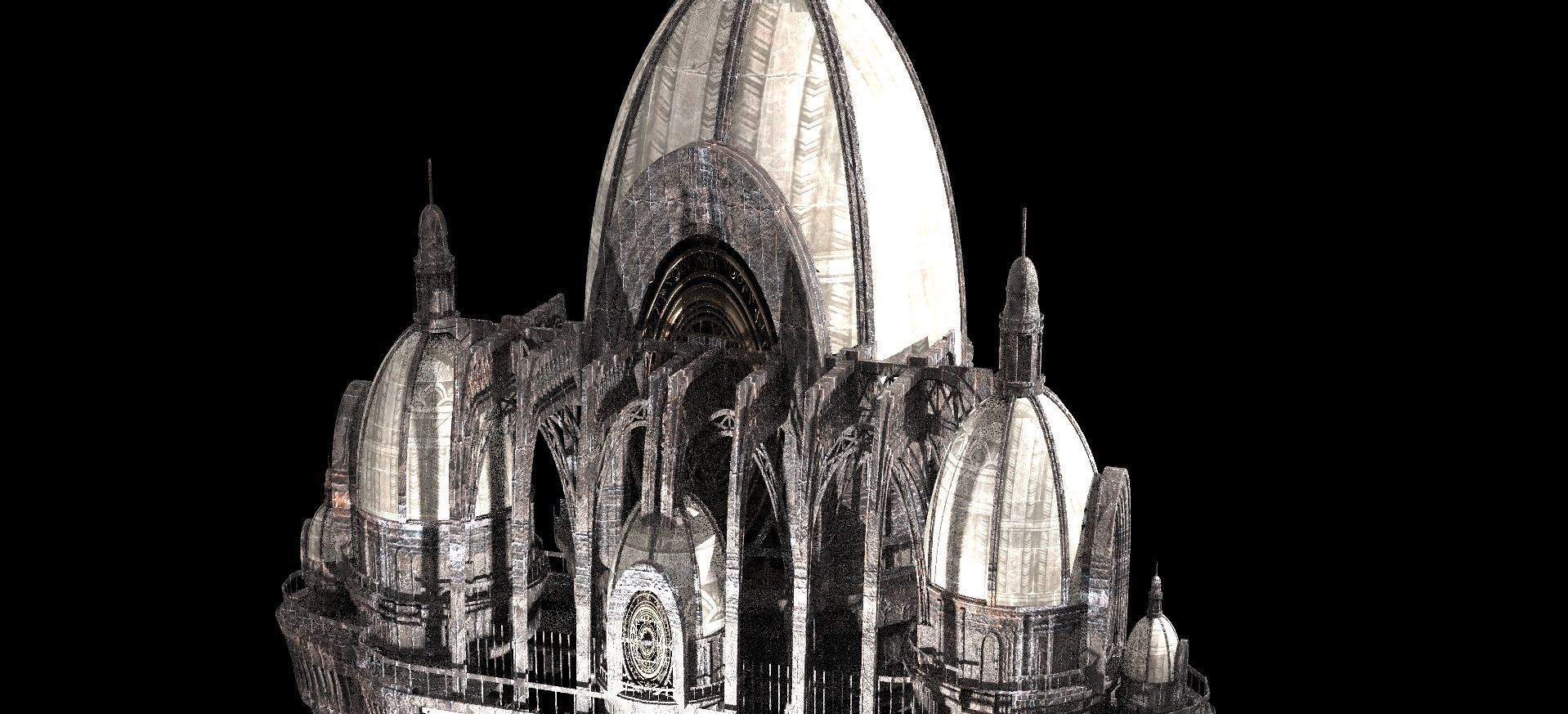 Dragon cathedral Dragon lineage Halls 3D model | CGTrader