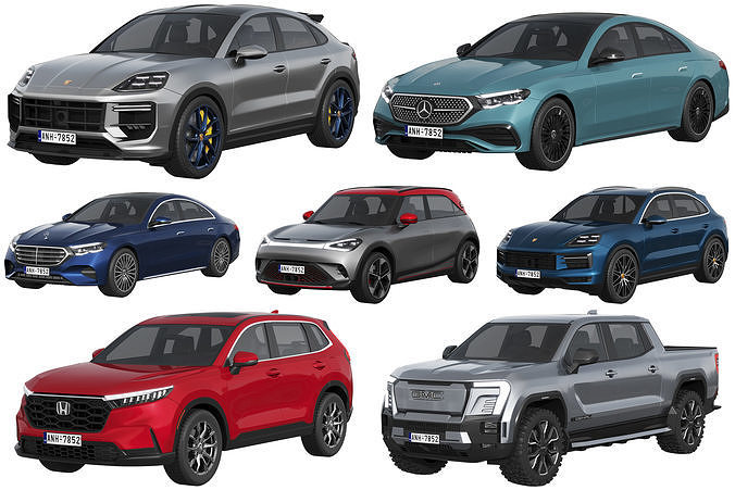 HQ cars collection 37 | CGTrader