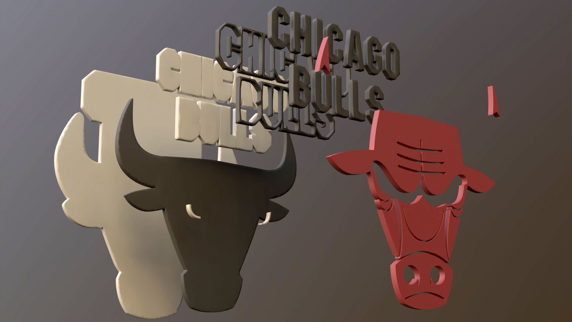 USA Central Basketball Teams Printable Logos 3D model 3D printable ...
