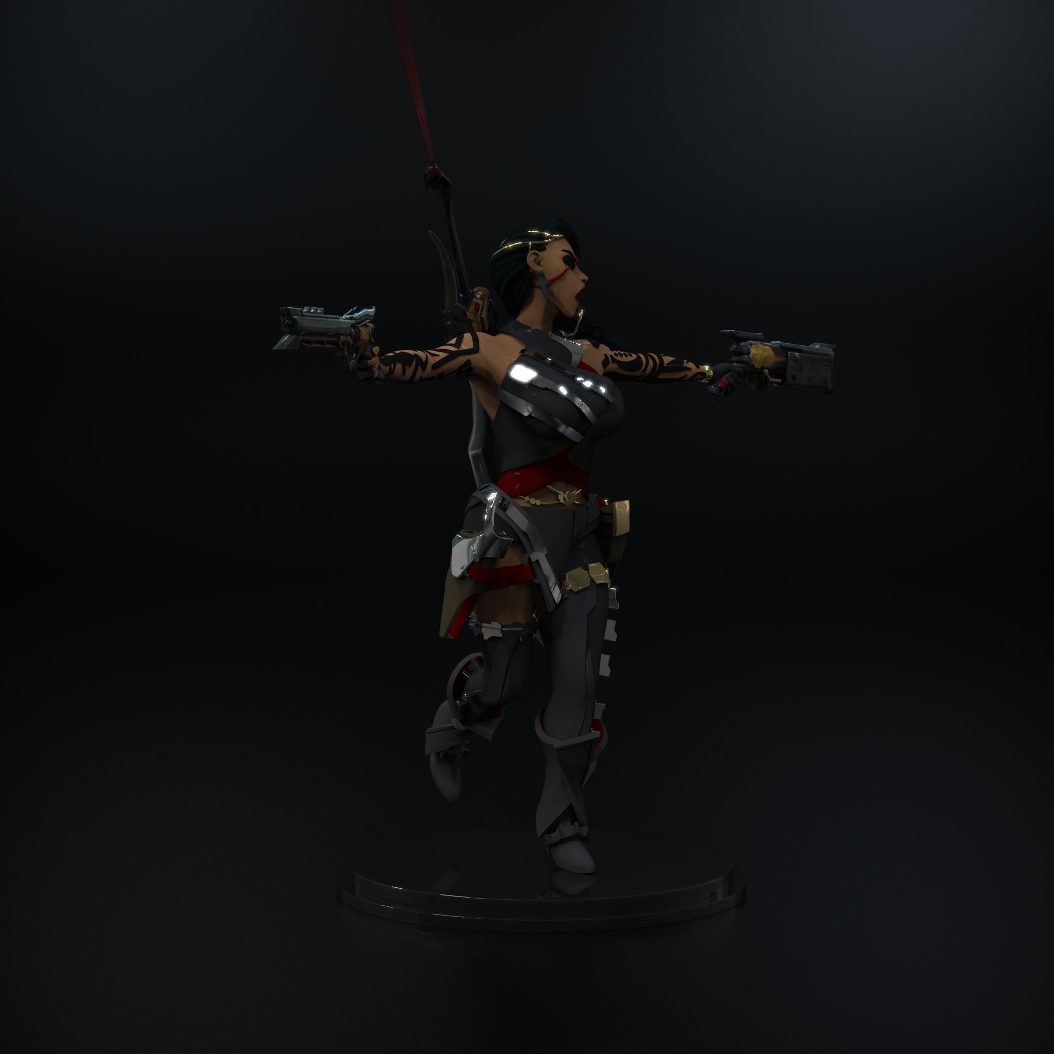 Samira League of legends Base skin 3D model 3D printable | CGTrader
