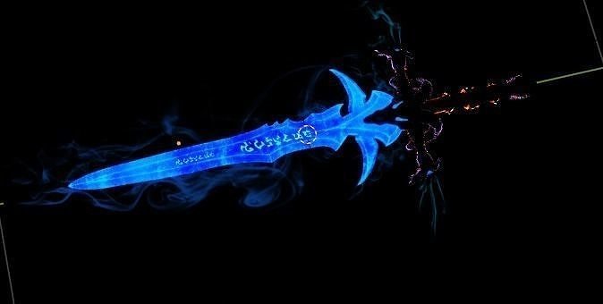 Blue Fire Sword