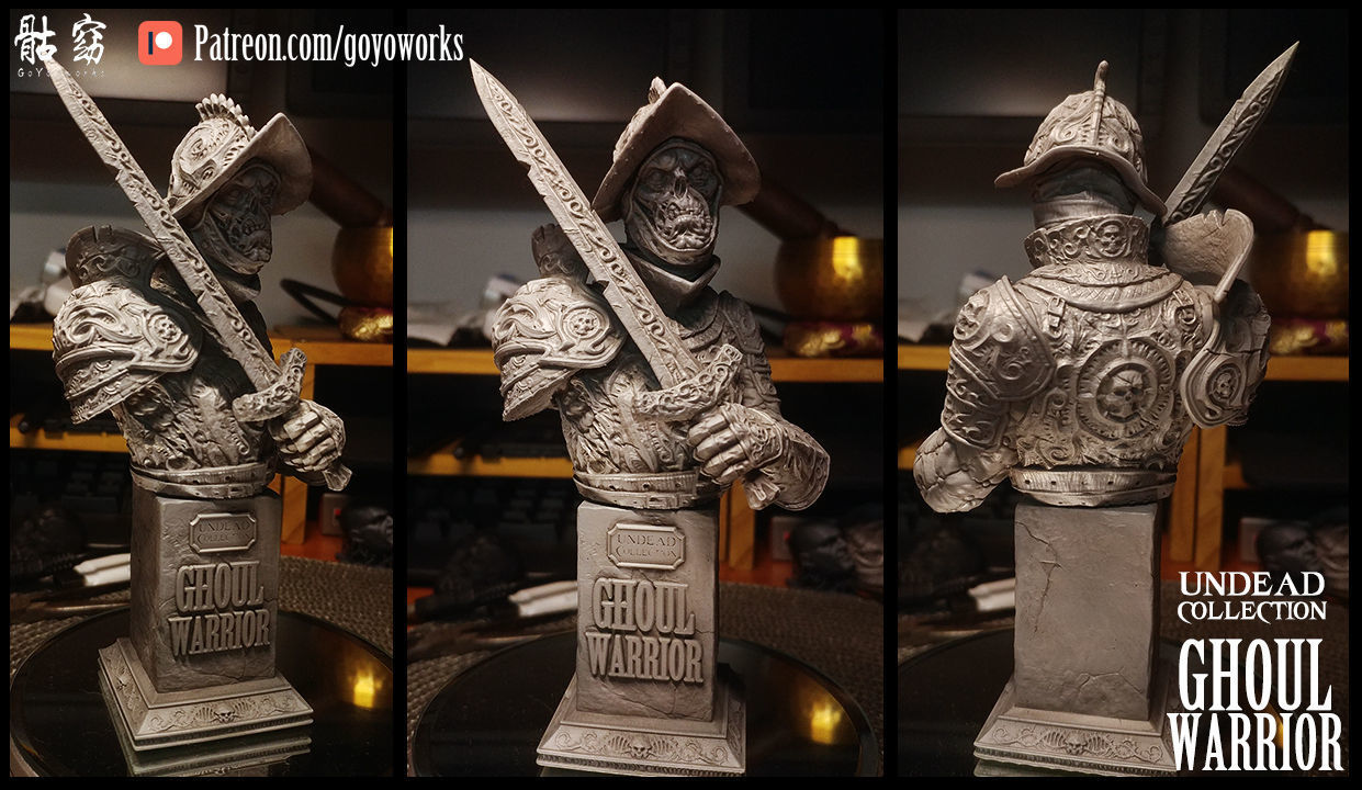 UNDEAD COLLECTION - GHOUL WARRIOR- 3D model 3D printable | CGTrader