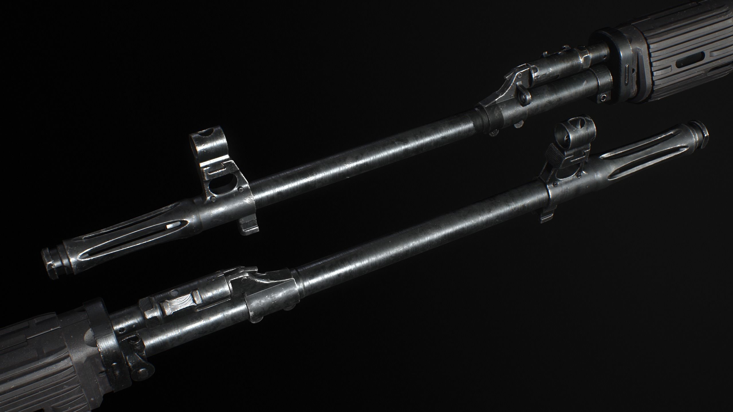 3D model SVD Dragunov Tiger Sniper Rifle with Tactical Kits VR / AR ...