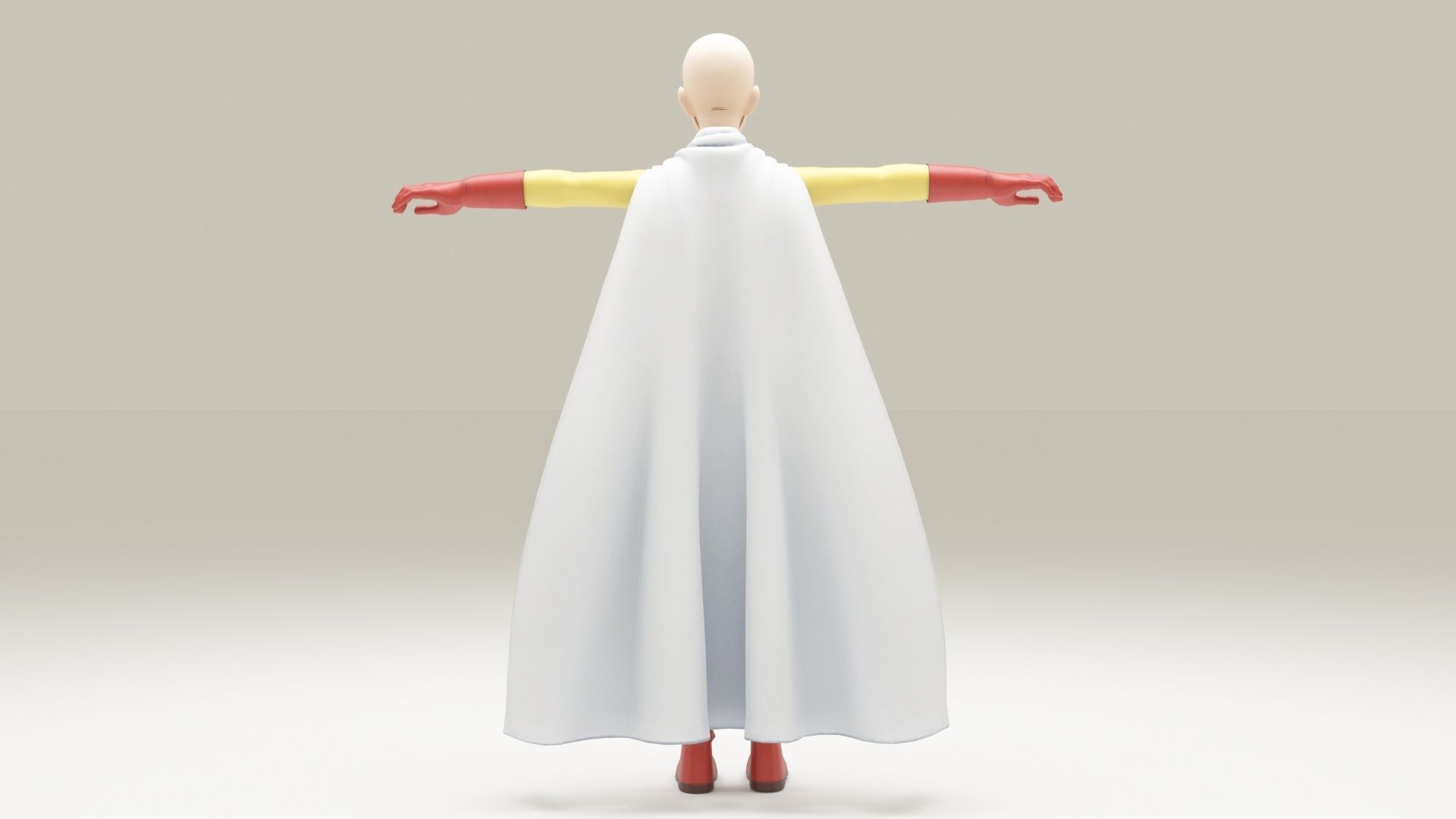 Saitama - One Punch Man 3D model | CGTrader