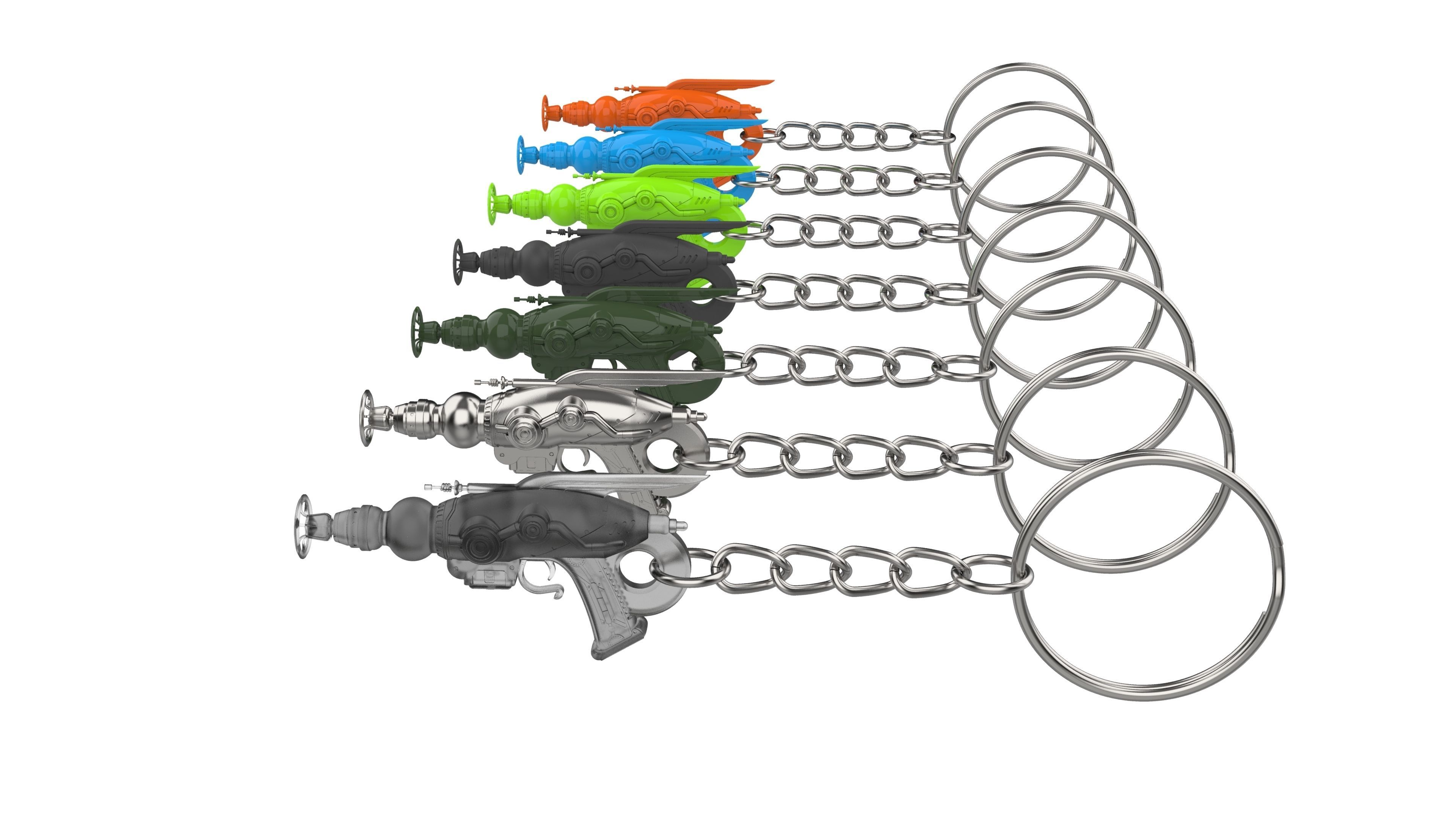 Keychain - Shrink Ray Blaster - Outer Worlds - Printable - STL 3D model ...