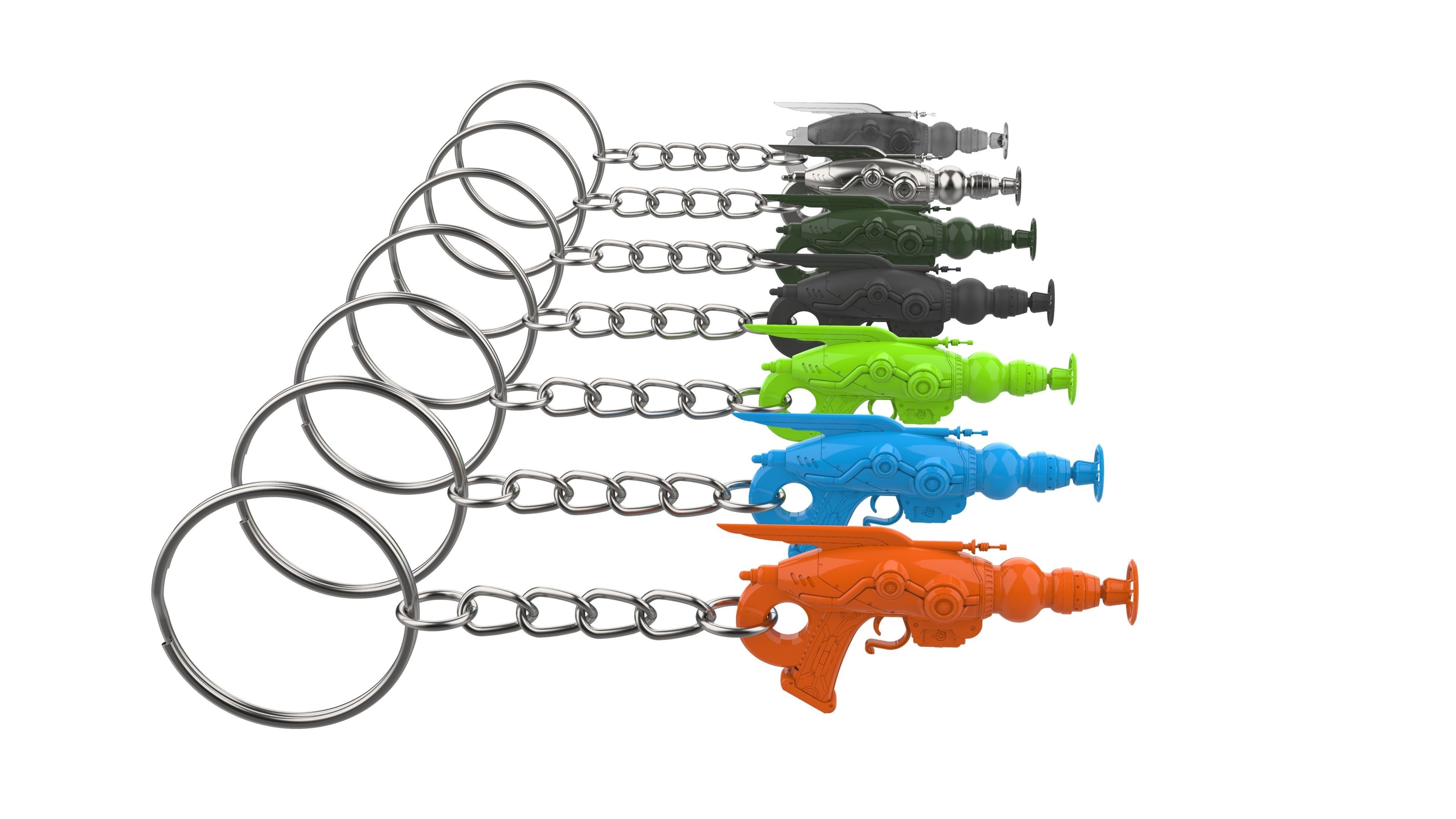 Keychain - Shrink Ray Blaster - Outer Worlds - Printable - STL 3D model ...