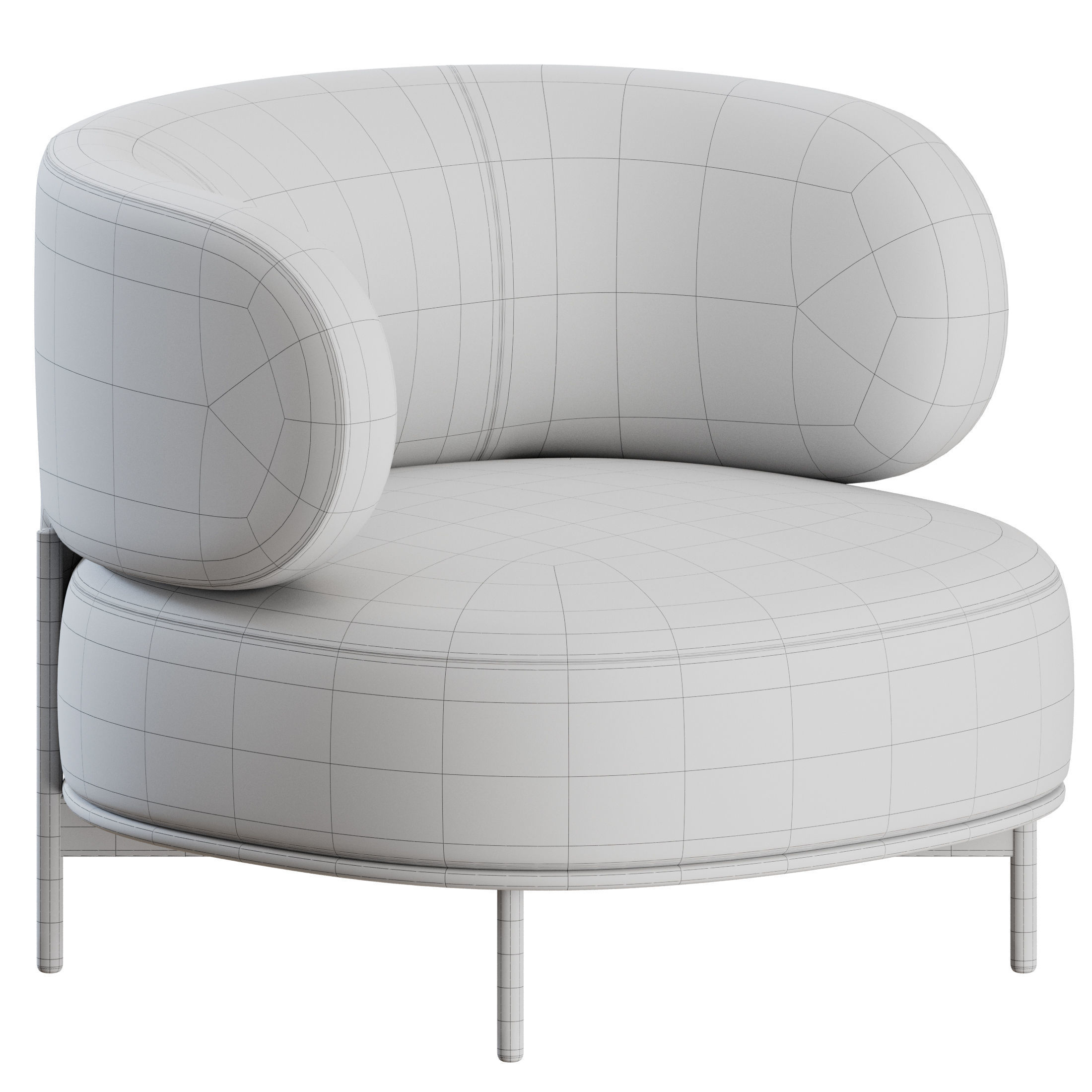 AKIKO Lounge By Gallotti and Radice 3D model | CGTrader