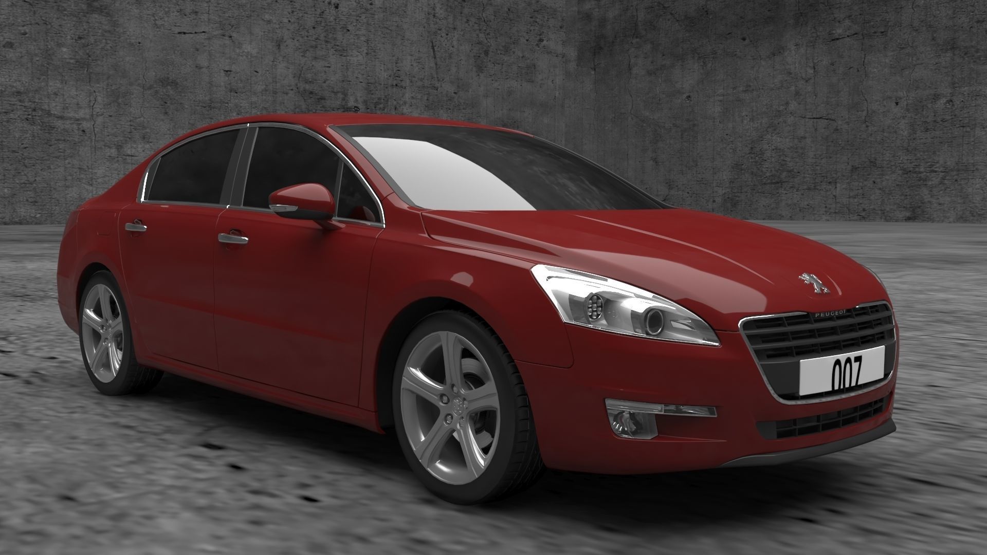 peugeot car 3D model | CGTrader