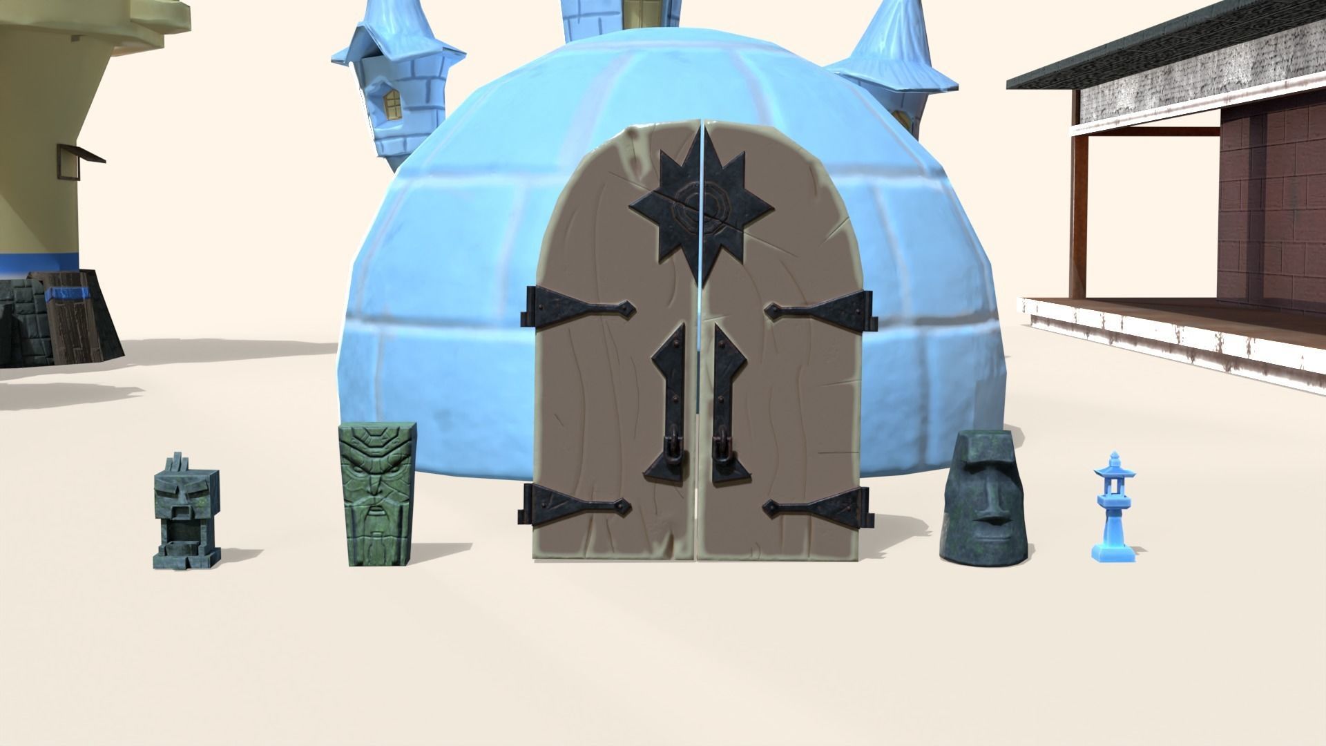 3D model Stylized Haven VR / AR / low-poly | CGTrader