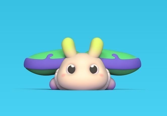 Luna Moth 3D model 3D printable | CGTrader