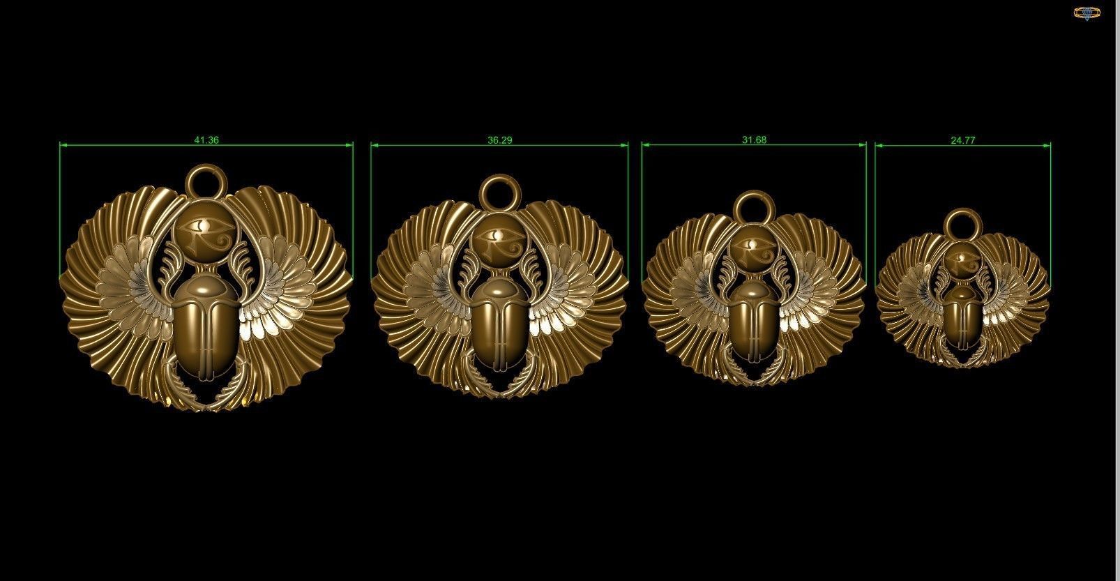 An ancient pharaonic scarab 3D model 3D printable | CGTrader