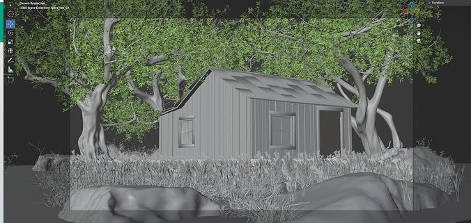 Forest house 3D model | CGTrader