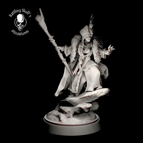 Ice Witch 3D model 3D printable | CGTrader
