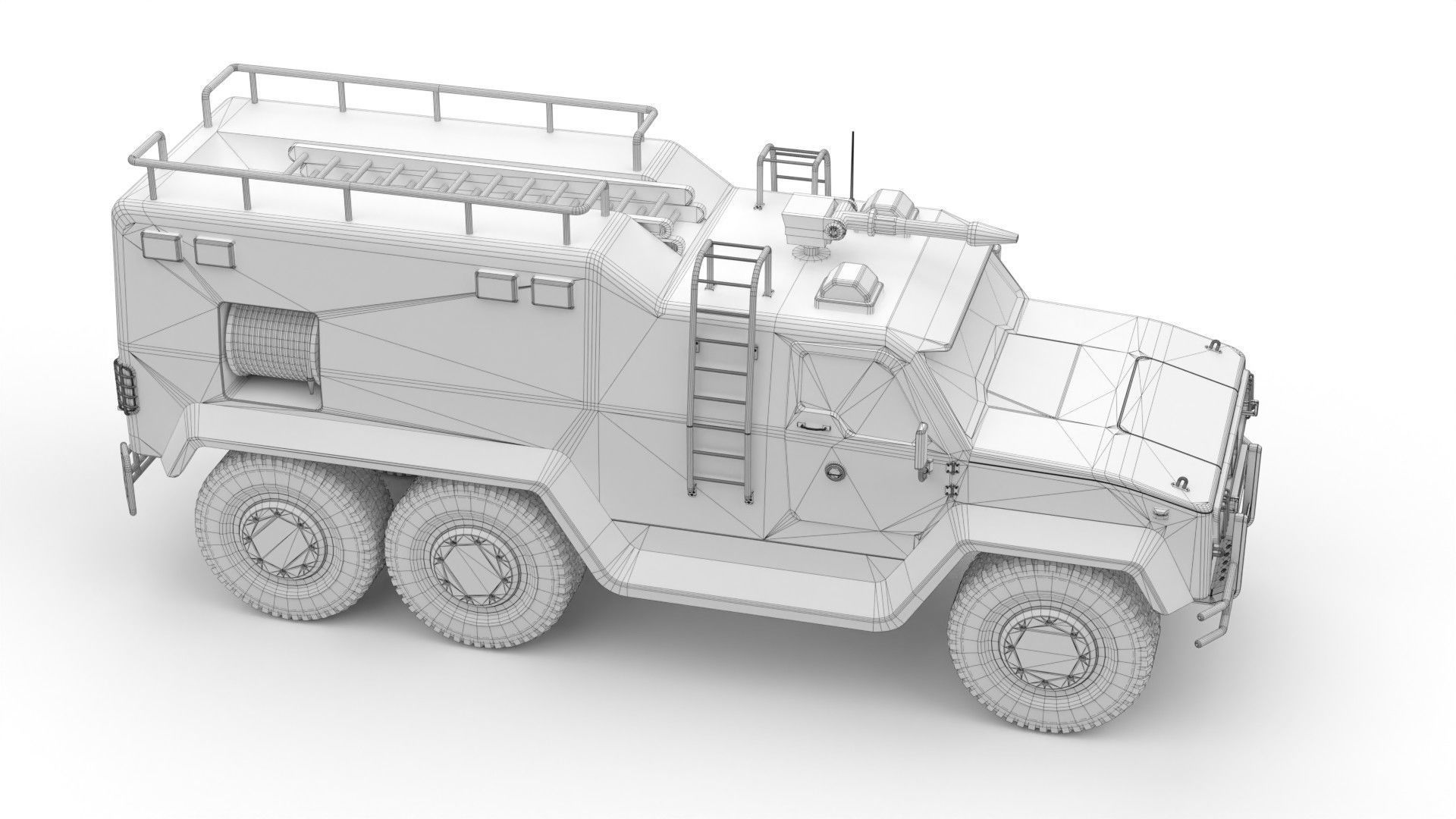 Old Fire Brigade 3D model | CGTrader