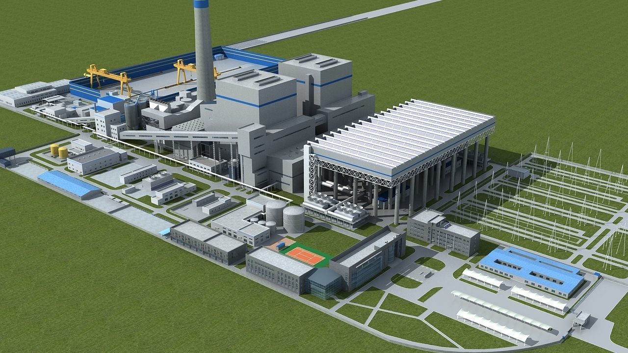 Power Station 2 3D model | CGTrader