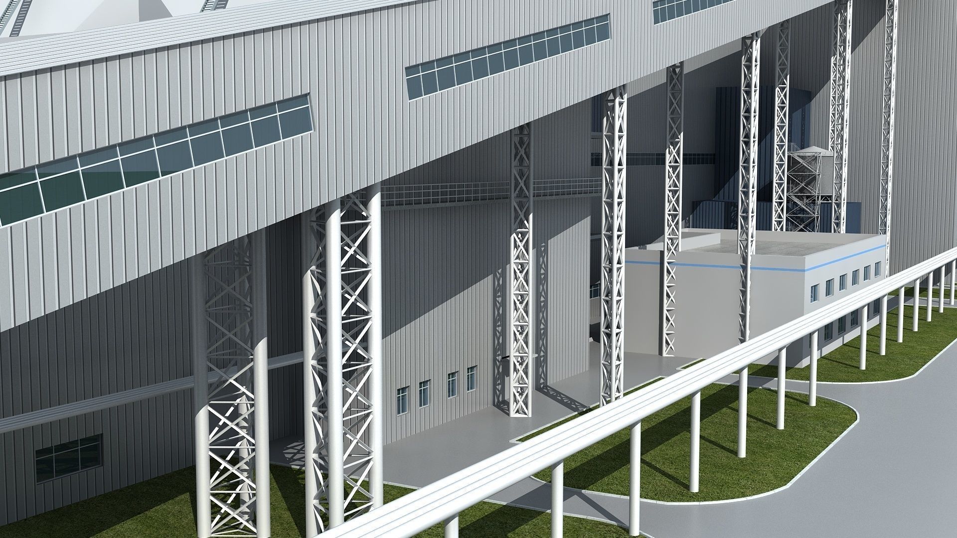 Power Station 2 3D model | CGTrader