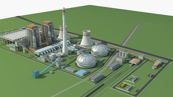 Power Station 3 3D model | CGTrader