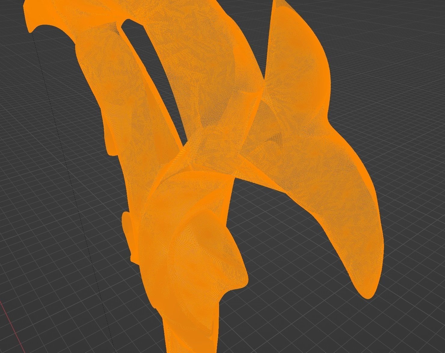 Kayn weapon sickle base form snow moon fan art 3D model 3D printable ...
