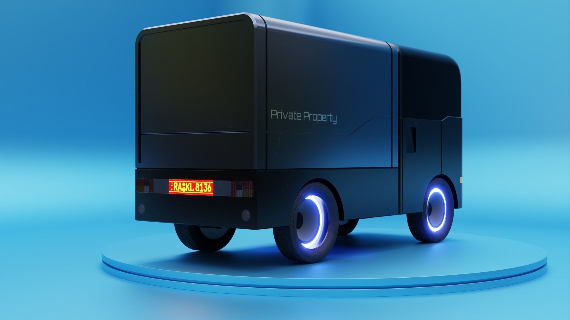 3D model Sci Fi kei truck VR / AR / low-poly | CGTrader