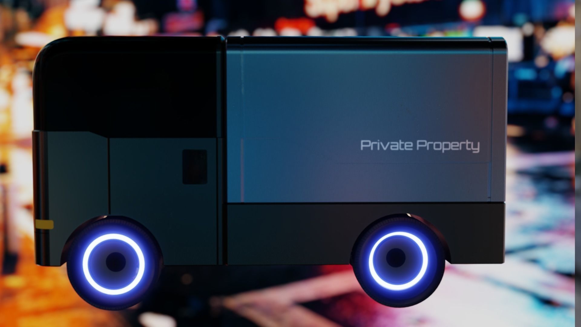 3D model Sci Fi kei truck VR / AR / low-poly | CGTrader