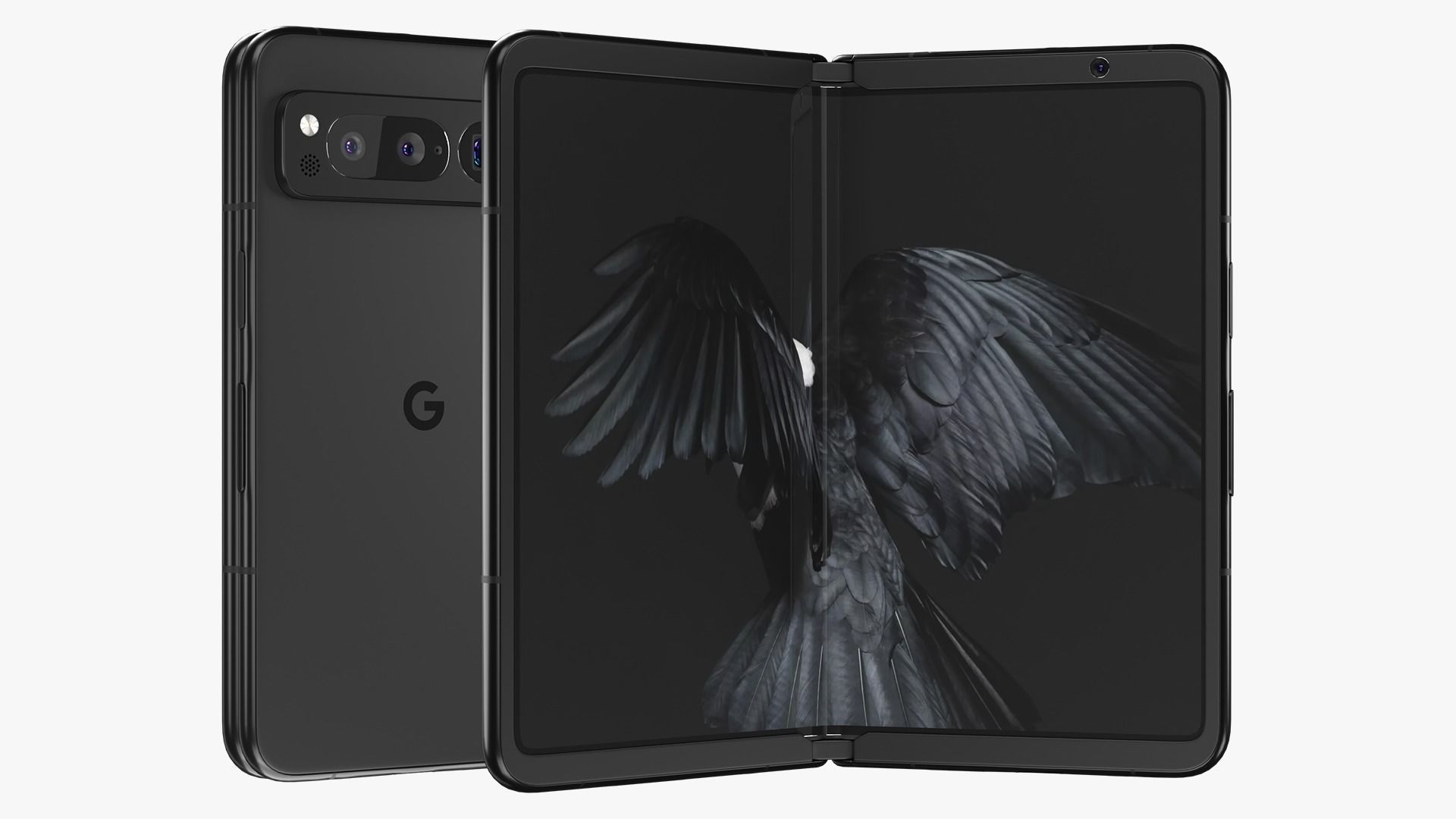 Google Pixel Fold Obsidian 3D model rigged | CGTrader