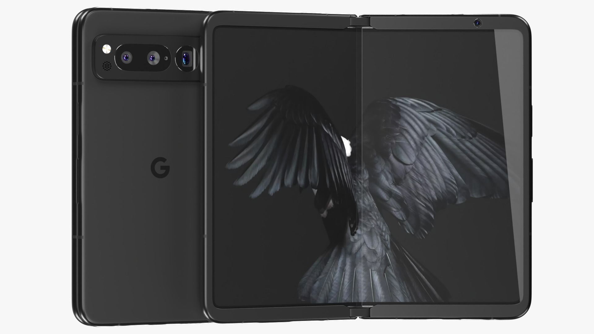 Google Pixel Fold Obsidian 3D model rigged | CGTrader