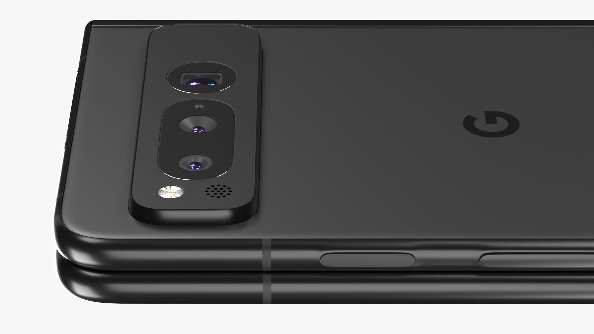 Google Pixel Fold Obsidian 3D model rigged | CGTrader