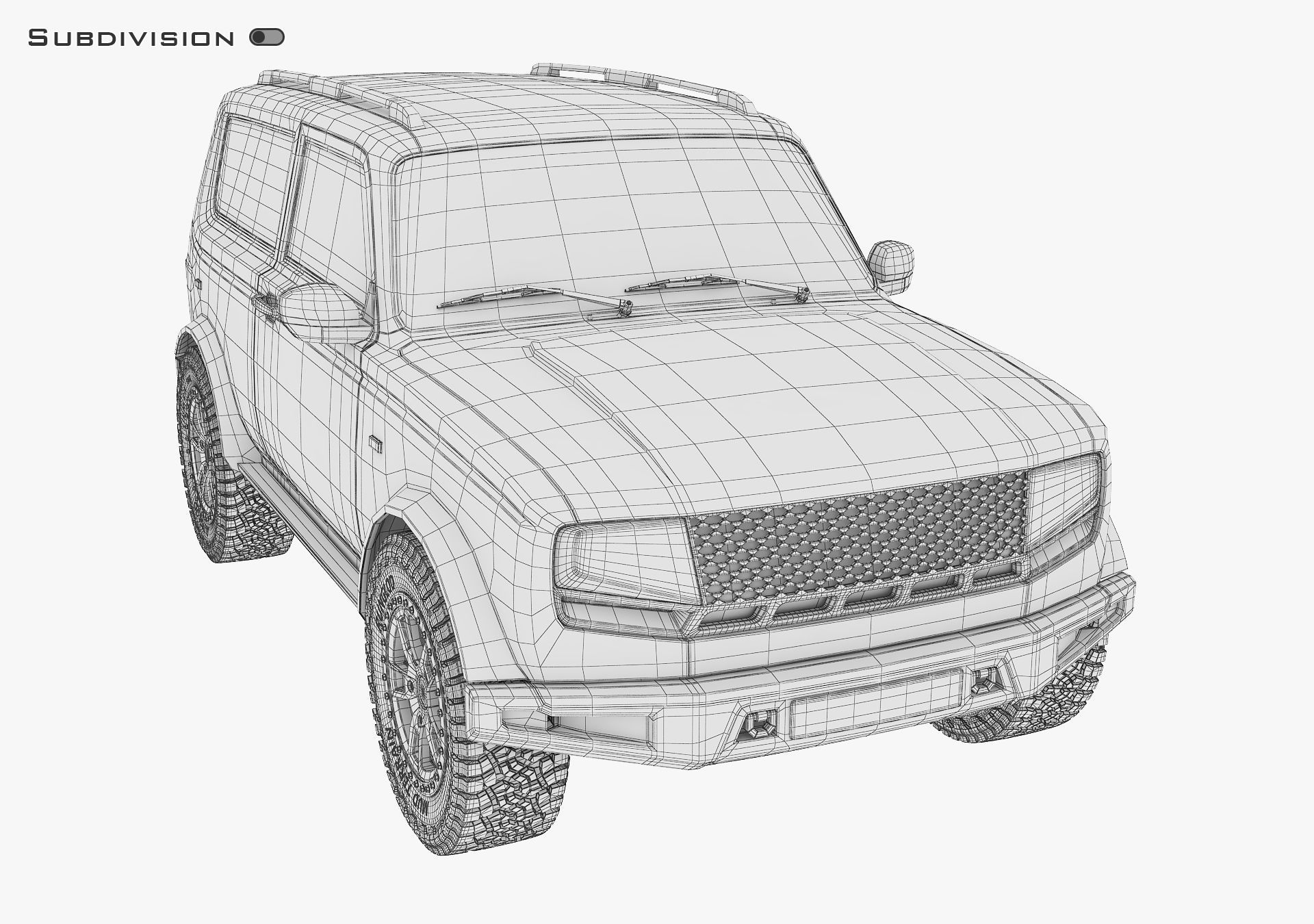 Off Road Car v 1 3D model | CGTrader