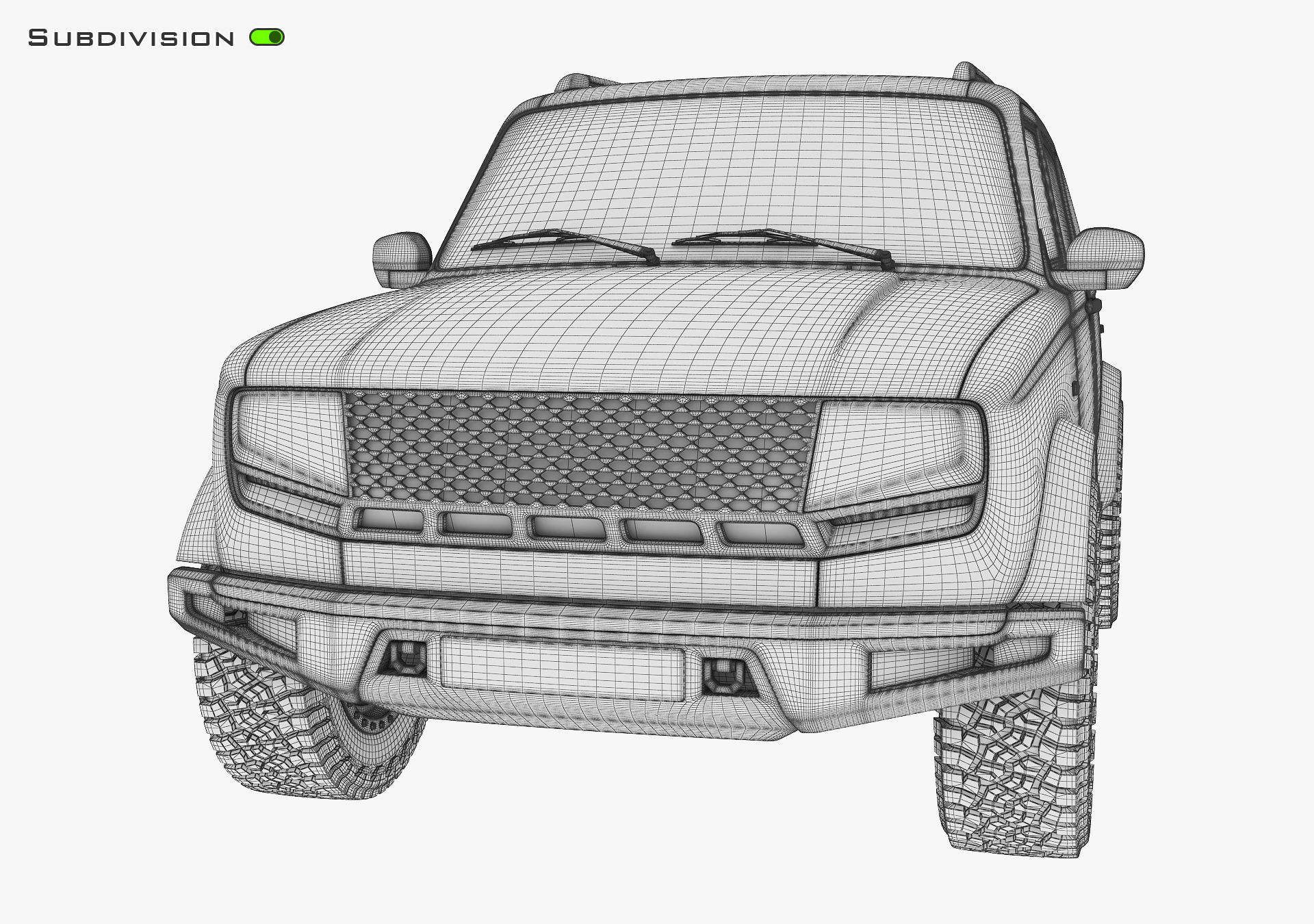 Off Road Car v 1 3D model | CGTrader
