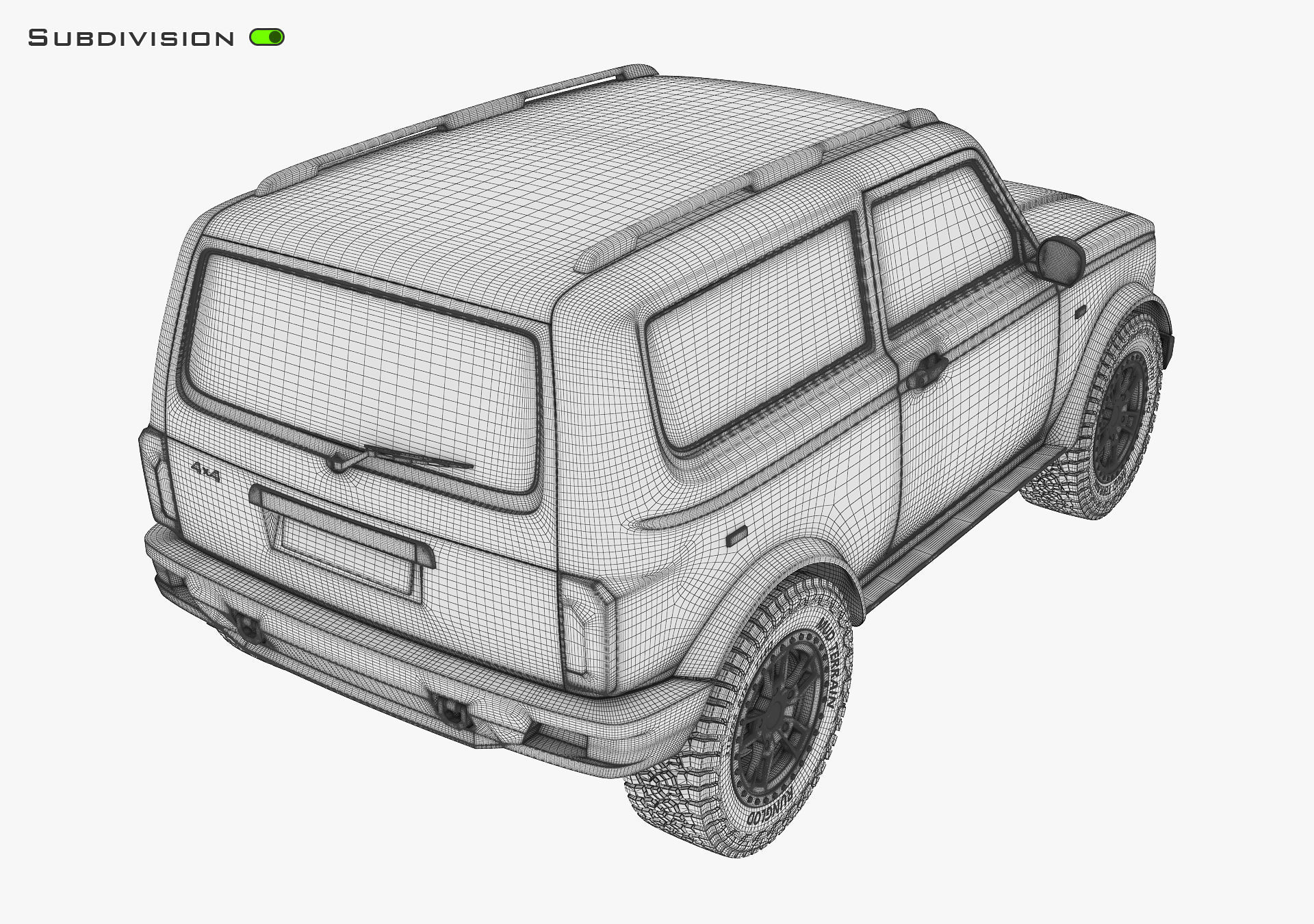 Off Road Car v 1 3D model | CGTrader