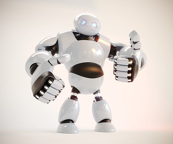 Robot model 3D model rigged | CGTrader