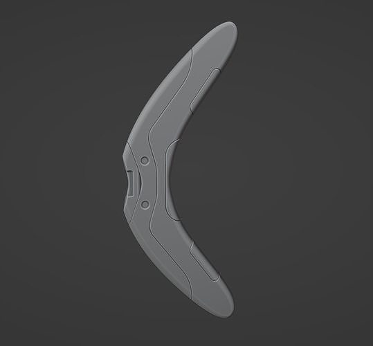 Scifi Boomerang For 3d Print 3D model 3D printable | CGTrader