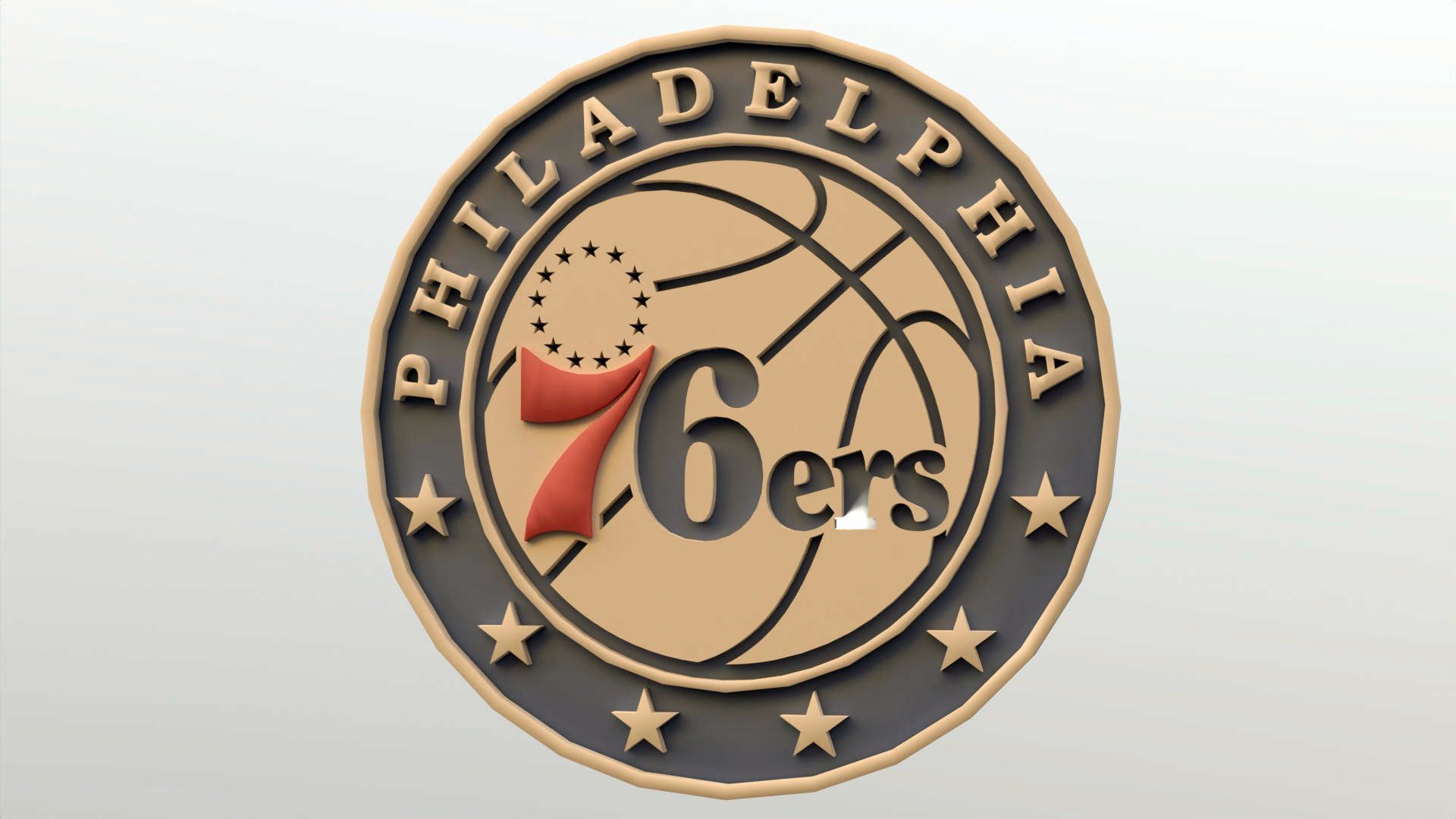 NBA All Teams Logos Printable and Renderable 3D model 3D printable ...