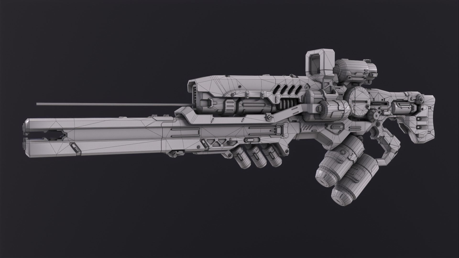 3D model Weapon Sci Fi Pack Vol 2 VR / AR / low-poly | CGTrader