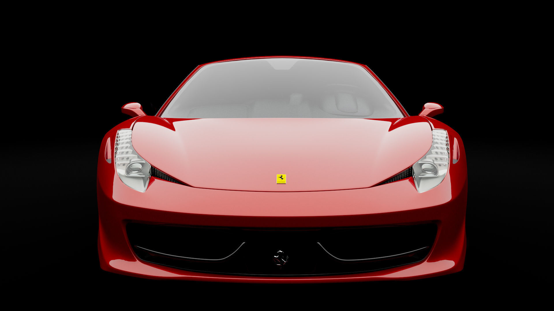 Ferrari spider realistic model and render 3D model | CGTrader