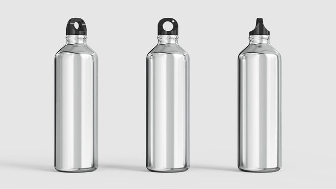 Metallic Bottle 3D model 3D model | CGTrader
